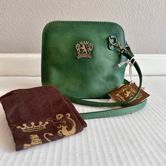 Pratesi | Bags | Pratesi Firenze Italian Leather Green Shoulder Bag ...